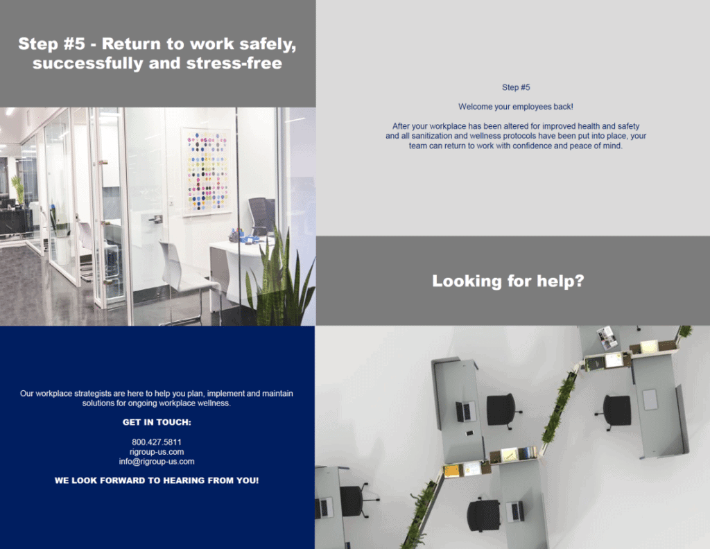 Five-Step Guide for Returning to Work Safely - RI Workplace